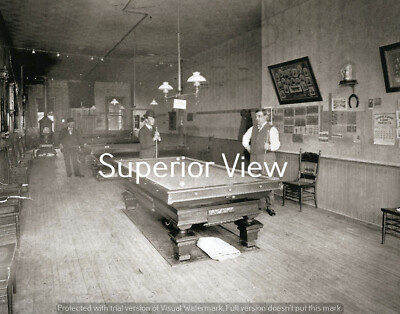 Old Time Pool Hall Billiard Tables Vintage Pool Tables Derbys Woodstove ...
