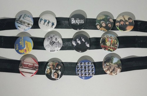 The Beatles 1 Inch Pin Set 13 Pins Album Covers | eBay