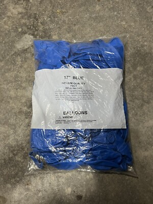 17 inch Balloons 72 Count Blue | eBay