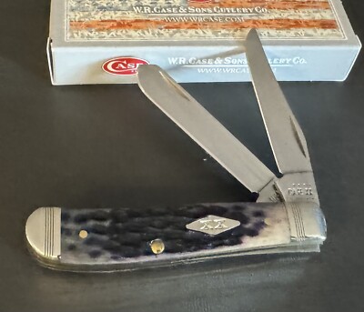 🔥 2021 Case XX 6207 Purple Bone Standard Jig Mini Trapper Pocket Knife ...