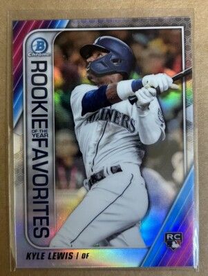 2020 Topps Bowman Chrome Refractor #ROYF-KL RC Kyle Lewis IN HAND | eBay
