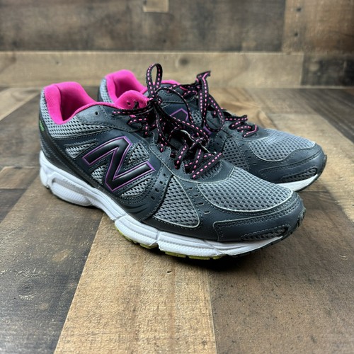 New Balance 495 v2 Running Shoes Women's 9 B Gray Pink WE495GP2 ...