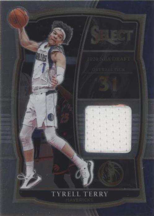 2020-21 Panini Select - Draft Selections Memorabilia Tyrell Terry #DS ...