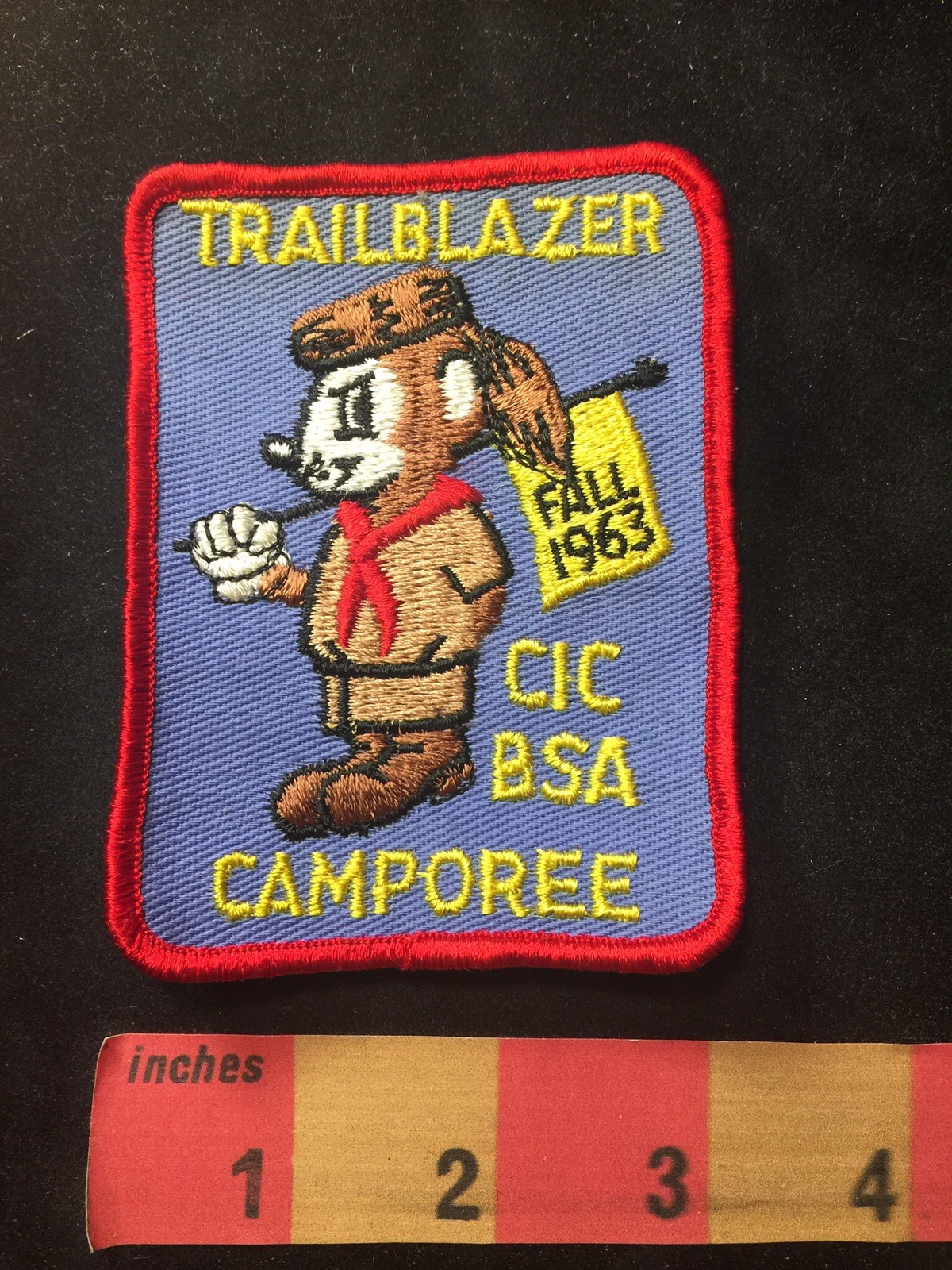 Vtg Fall 1963 TRAILBLAZER CIC BSA CAMPOREE Boy Scouts Patch 88NU | eBay