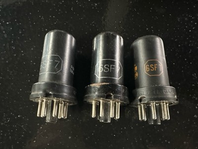 (3) 6SF7 Electron Tubes!! 1-Ken Rad 1-RCA 1-unknown Set Of Three- Tests ...