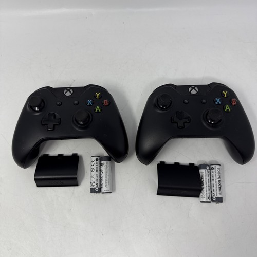 Lot Of 2 Tested Working Microsoft Xbox One Wireless Controllers Model ...