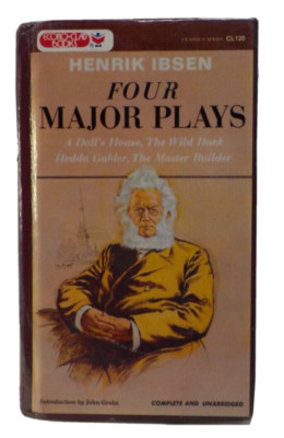 Four Major Plays 1966 hardback school book by Henrik Ibsen first ...