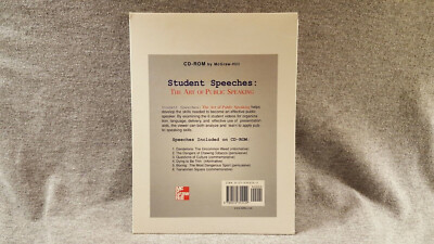 Student Speeches : THE ART OF PUBLIC SPEAKING (Sealed) / CD-ROM / PC ...