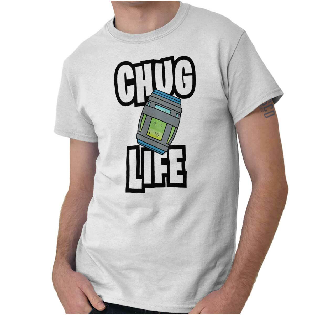 Chug Life Slurp Game Nerdy Gaming Battle Gift Adult Short Sleeve ...