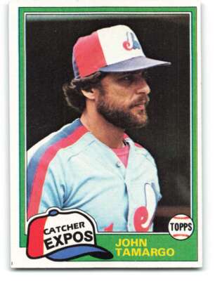 1981 Topps #519 John Tamargo NM Near Mint Expos DP | eBay