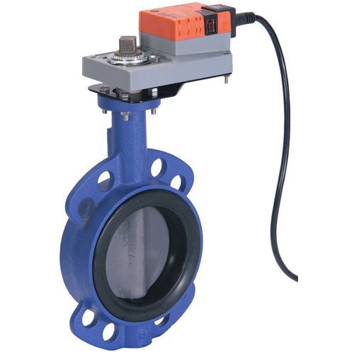 Motorised Butterfly Valve Cast Iron Semi Automatic Electric Actuator ...