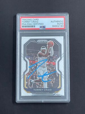 2020-21 Panini Prizm #7 Torrey Craig Signed Card PSA Slabbed Nuggets | eBay