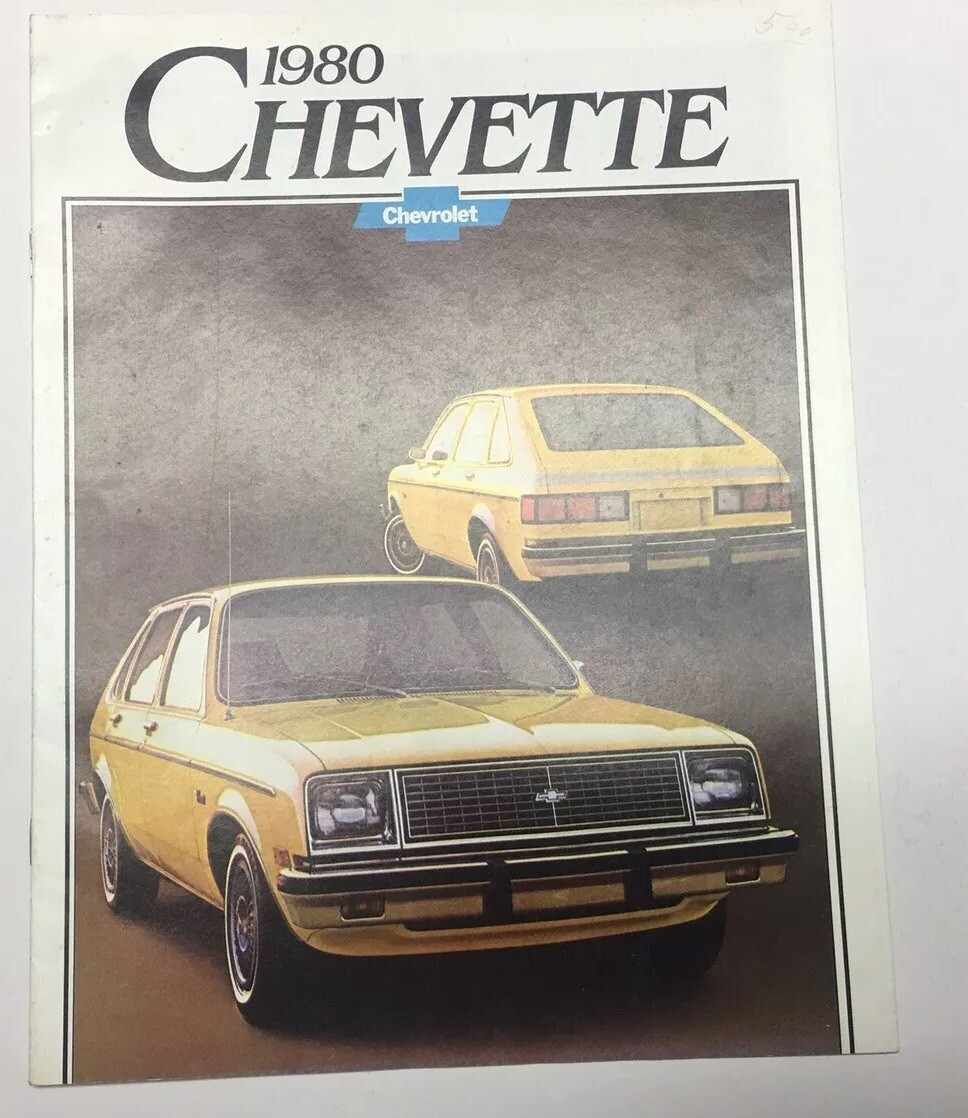 1980 Chevy CHEVETTE Brochure/Catalog with Color Chart: SCOOTER ...