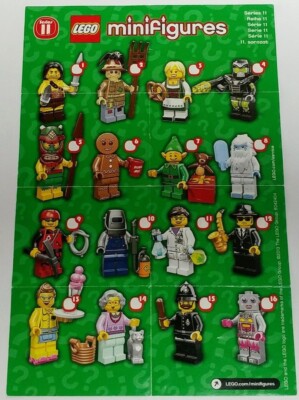 LEGO Minifigures Series 11 S11 Complete Set of 16 #71002 | eBay