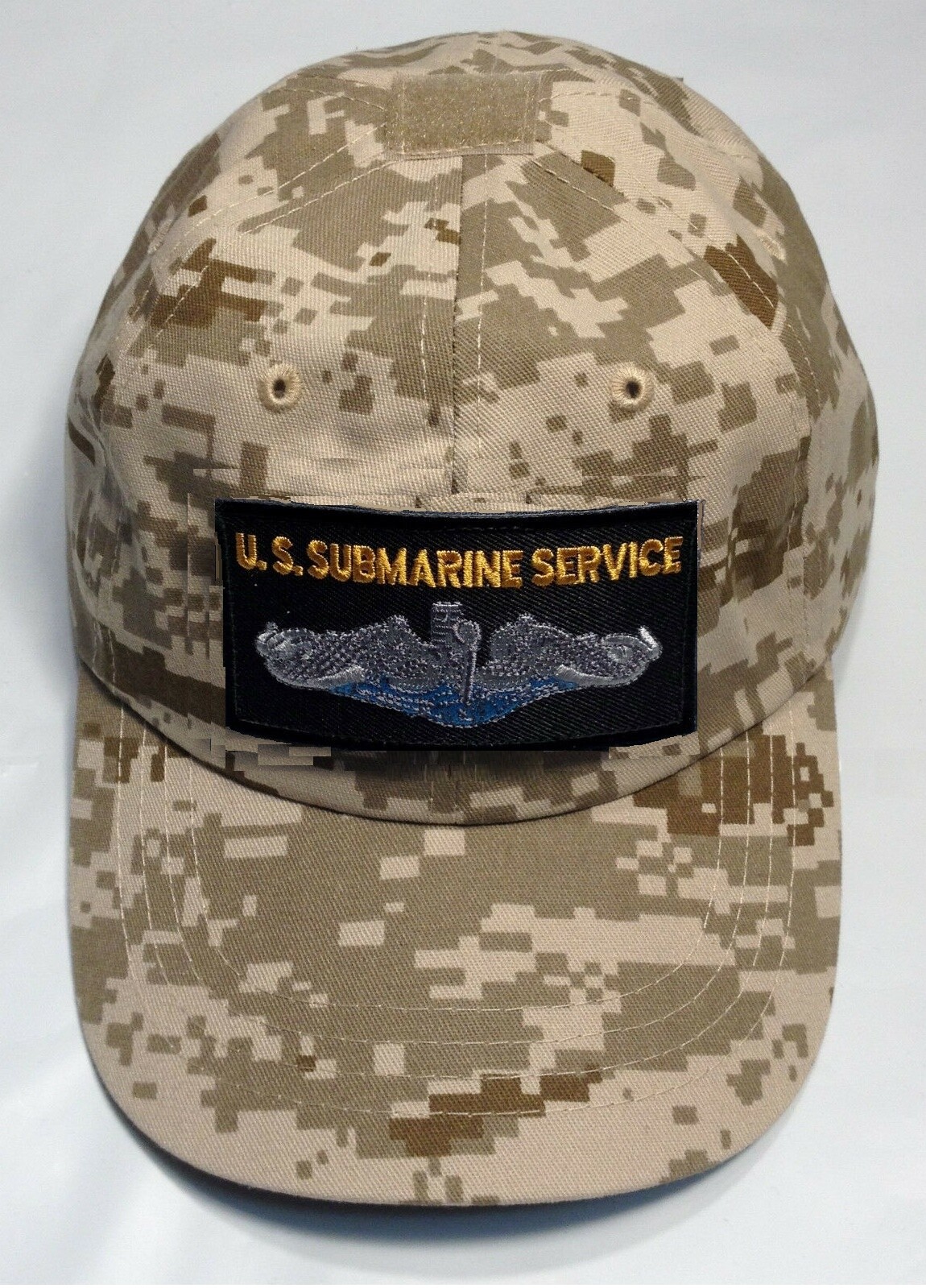 US Submarine Service Tactical Ops Ball Cap DESERT Digital Camo Silver ...