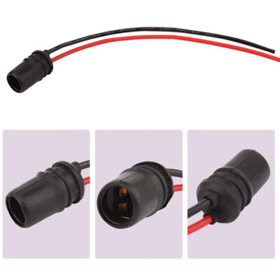 10X 12V T10 W5W 147 501 Capless Bulb Holder Socket Soft Rubber Fitting ...