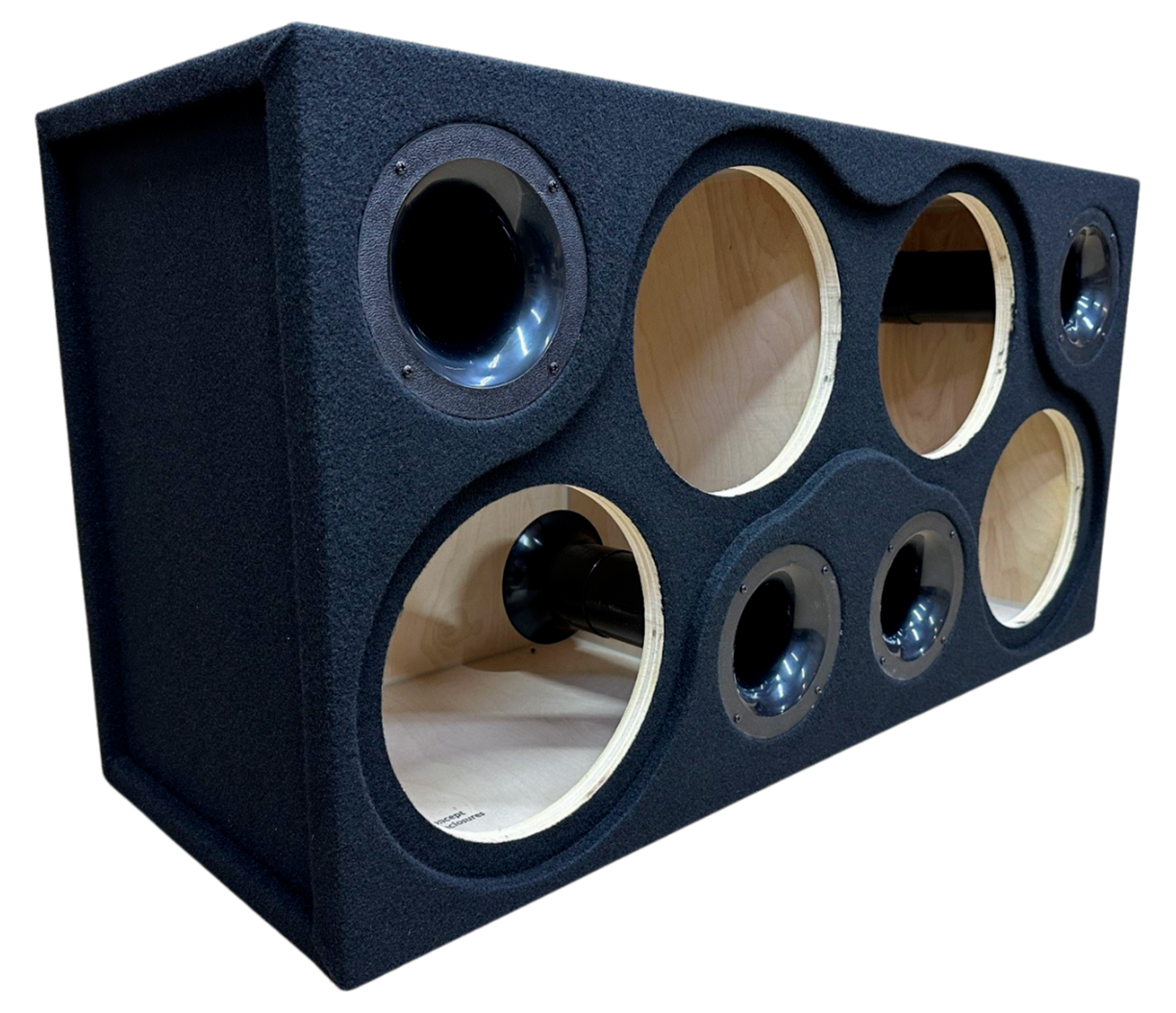 Custom Ported Sub Box Enclosure for 4 10" SoundQubed HDS 3.1 HDS3.110 ...