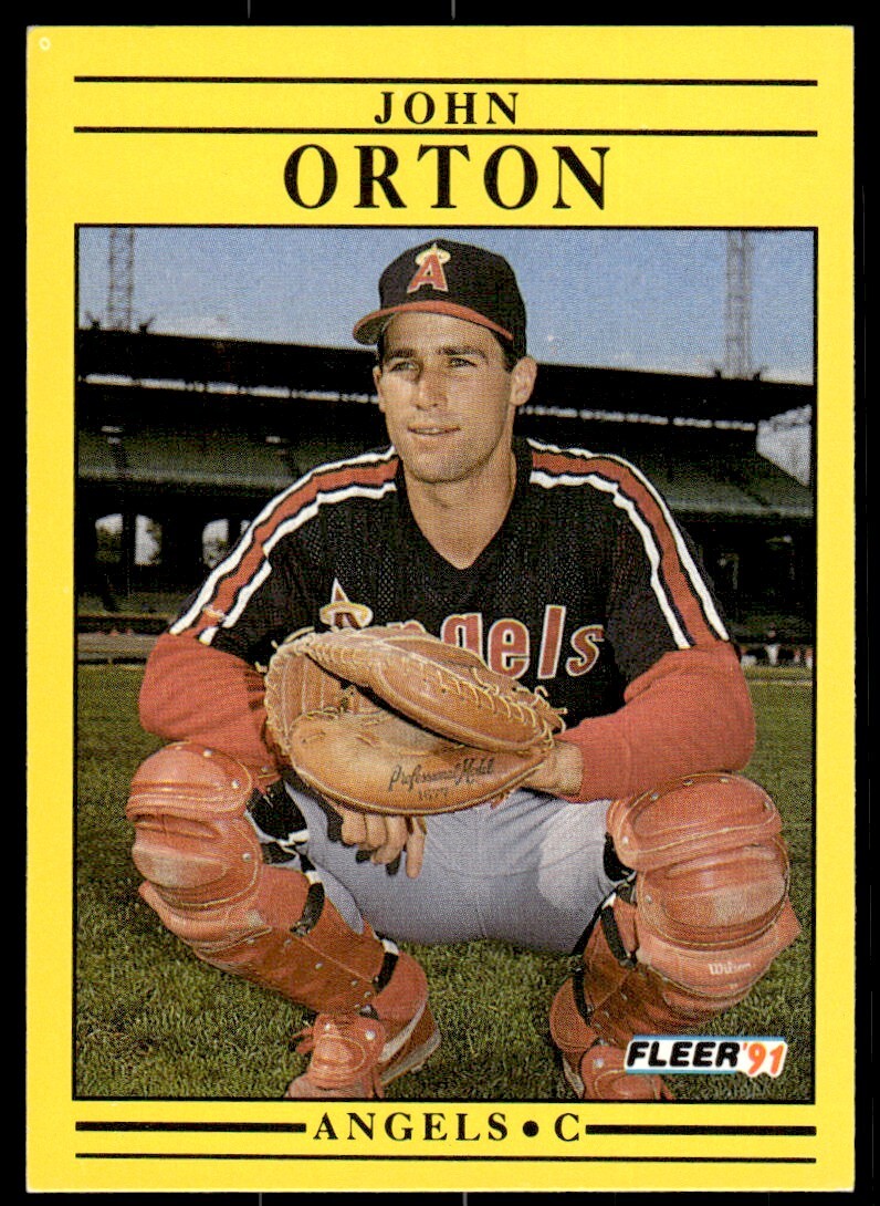 1991 Fleer Baseball Card John Orton California Angels #320 | eBay