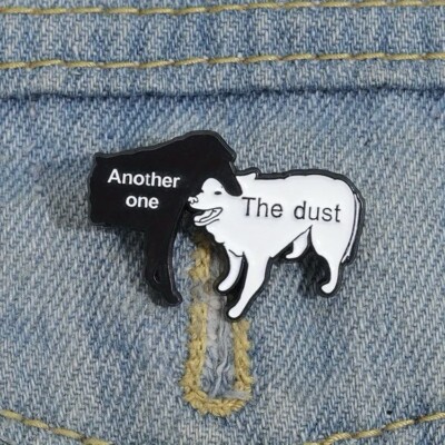 Another One Bites The Dust - Dogs Enamel Pin - Queen Music Jokes Dog | eBay