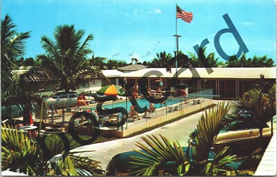 1964 MIAMI FL Danker's Motel Court, Henry & Fred Danker, postcard jj051 ...