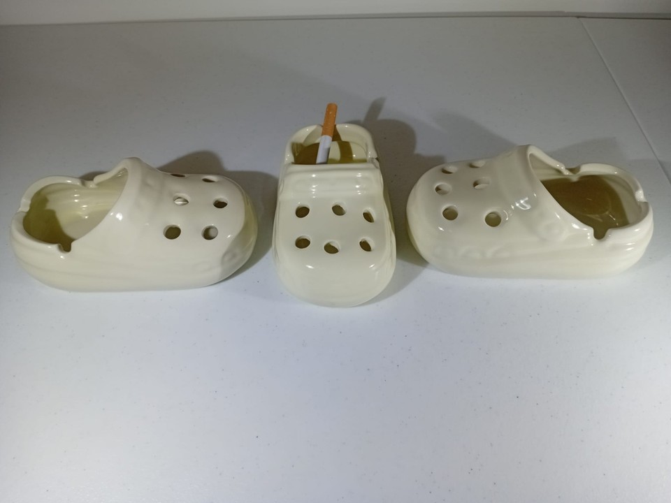 Croc Shoe Ashtray Ceramic Themed Decor Retro Piece Gift Idea New | eBay UK