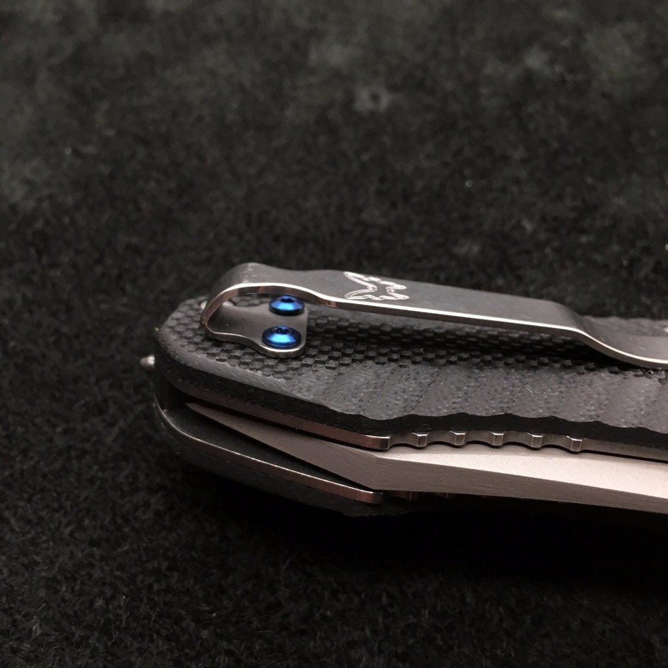 (No Knife) Benchmade 810 Contego ~ Scale & Clip Screw Set Titanium blue ...
