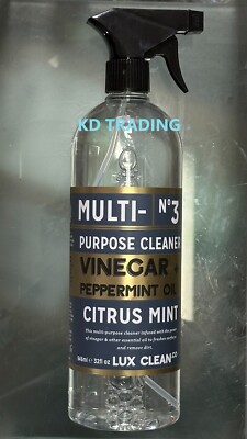 LUX CLEAN ~ VINEGAR + PEPPERMINT Kitchen Refresher CLEANER 946ml CITRUS ...