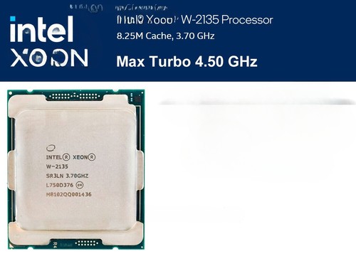 Compatible Intel Xeon W-2135 LGA 2066 Server CPU SR3LN 6 Cores 12T 3 ...