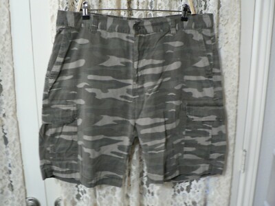 # CLEAR WATER OUTFITTERS MEN 40 (39x9) BROWN CAMO CARGO SHORTS-13" RISE ...