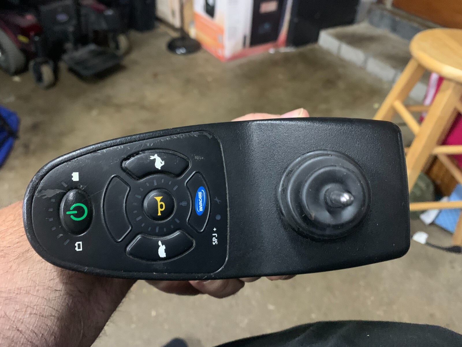 Invacare MK5 SPJ+ power chair controller joy stick | eBay