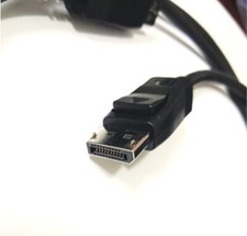 Display Port Cable 3ft E301195 AWM Style 20276 80C 30V VW-1 Black for ...