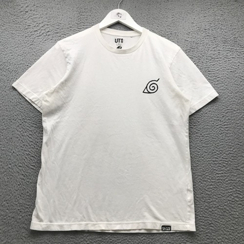 Uniqlo Naruto Anime Manga T-Shirt Men's M Short Sleeve Graphic Crew ...