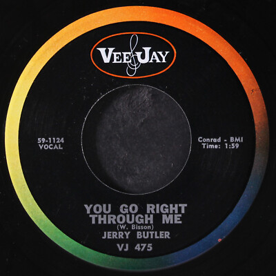 JERRY BUTLER: you go right through me / theme from taras bulba VEE-JAY ...
