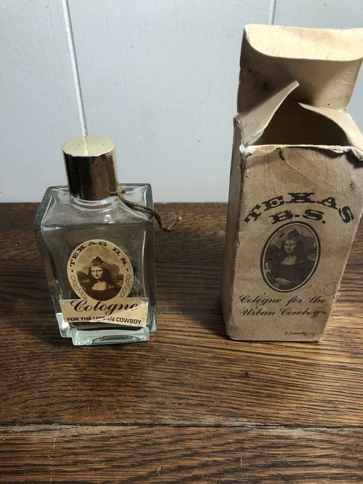 Vintage TEXAS B.S. Cologne for the Urban Cowboy NOVELTY/GAG GIFT Beck ...
