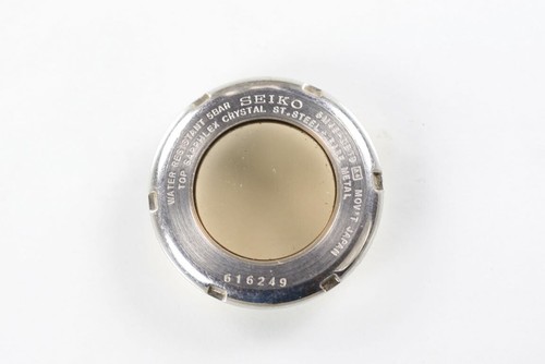SEIKO KINETIC 5M43 STAINLESS GLASSBACK WATCH CASE BACK FOR PARTS REPAIR ...