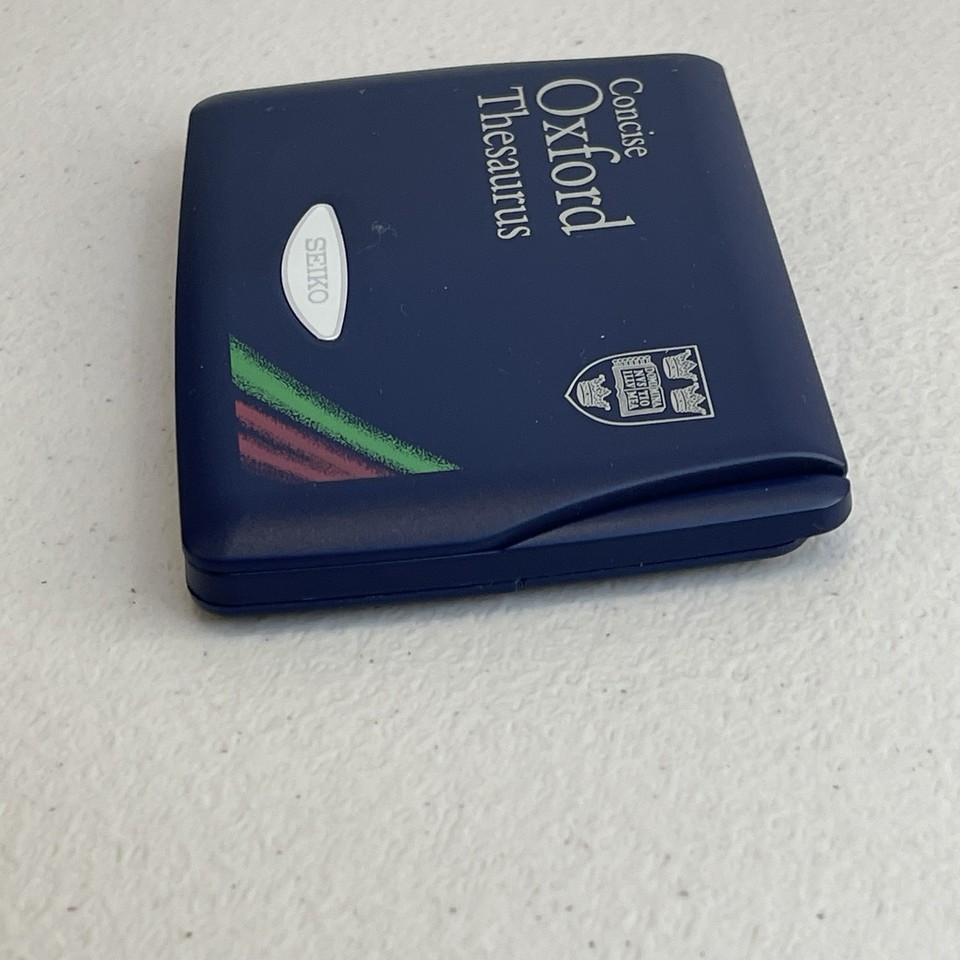 Seiko ER2100 Concise Oxford Thesaurus Spellchecker Crossword Solver Box ...