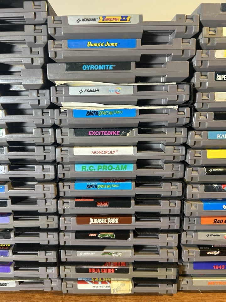 Huge Nintendo NES Lot 47 Games All Cleaned And Tested Instant ...
