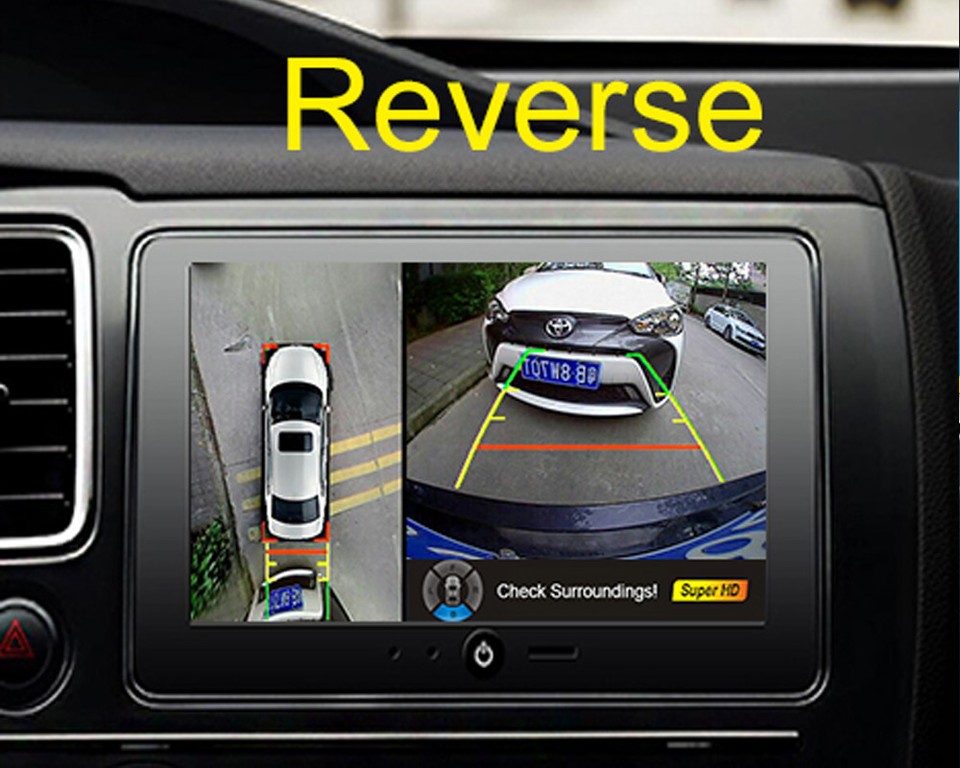 360 Bird View car DVR record system for Toyota Prado Land Cruiser with ...