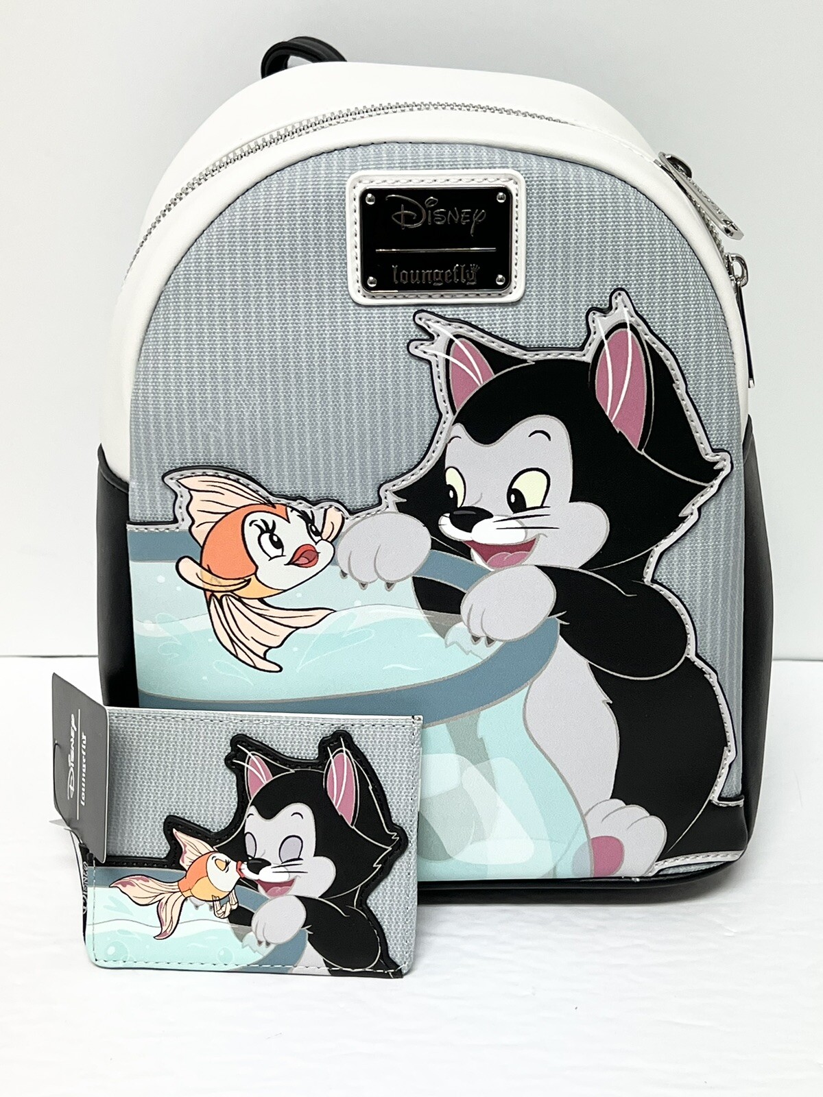 Loungefly Disney Pinocchio Figaro Mini Backpack & Cardholder NWT | eBay