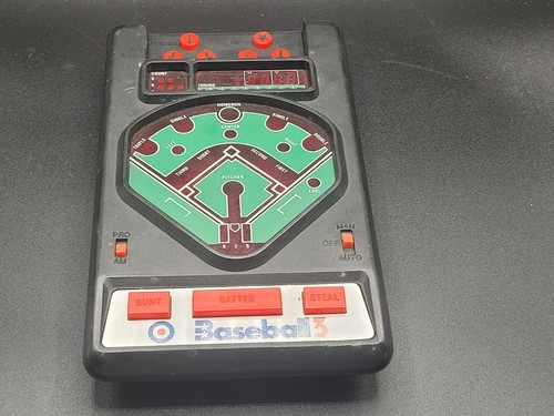 Entex Electronic Baseball 3 1980 Hand Held Game Box Game Tested no ...