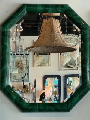 Malachite Border Mirror Frame Your Reflection In Style With Malachite ...