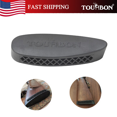 TOURBON Rifle/Shotgun Buttstock Bottom Rubber Recoil Pad Gun Anti-Slip ...