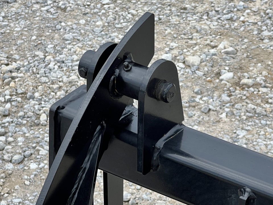 48" Compact Tractor Root Rake Clam Grapple Attachment Skid Steer Quick ...