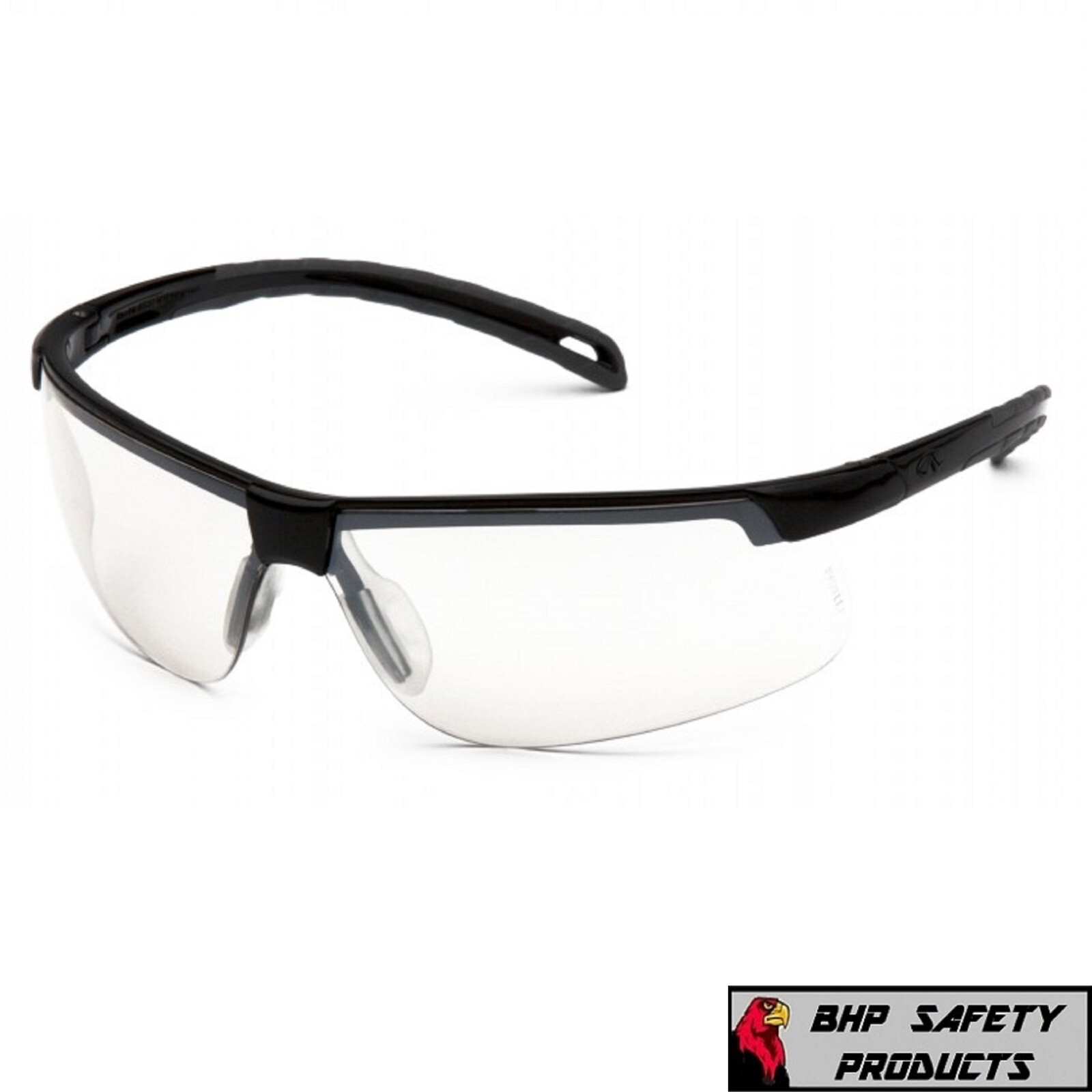 Pyramex Ever-Lite Safety Glasses with Black Frame H2MAX Premium Anti ...