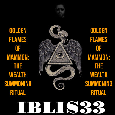 Metaphysical Golden Flames of Mammon Wealth Summoning Ritual Black ...