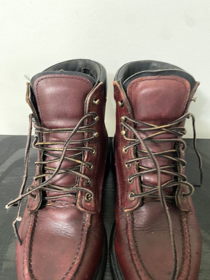 Red Wing 202 Heritage Work 6" Moc Toe Supersole Boots | eBay