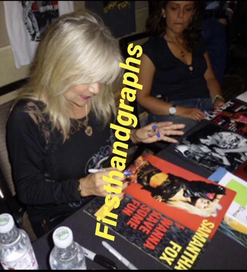 Samantha Fox Signed Autographed Lp I Wanna Have Some Fun Vinyl ...