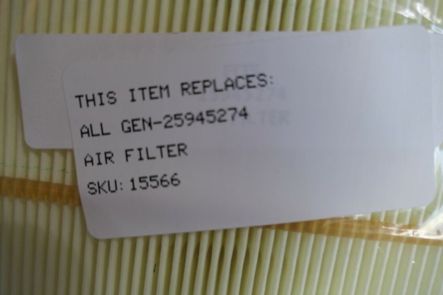 GM OEM Engine-air Filter Element 25945274 for sale online | eBay