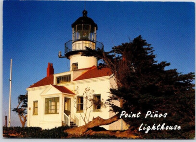 CALIFORNIA LIGHTHOUSE PACIFIC GROVE CONTINENTAL POSTCARD Point Pinos Lighthouse | eBay