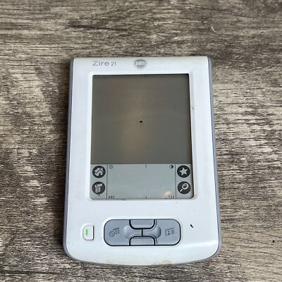 Palm Zire 21 White & Gray 8MB 160 x 160 Pixel Touchscreen Handheld PDA ...